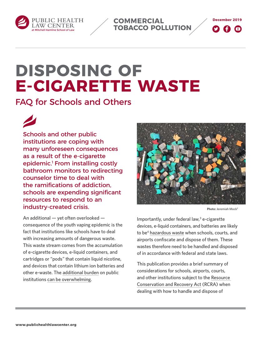 Policy Resources | Policy Research Center for Tobacco and the Environment